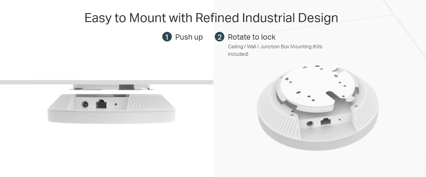 EAP653 TP-LINK AX3000 Ceiling Mount WiFi-6 Access Point